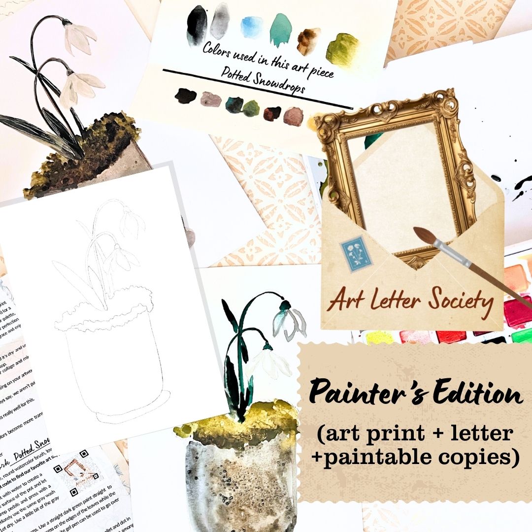 Art Letter Society-The Painter’s Edition (print + paint-along set ...